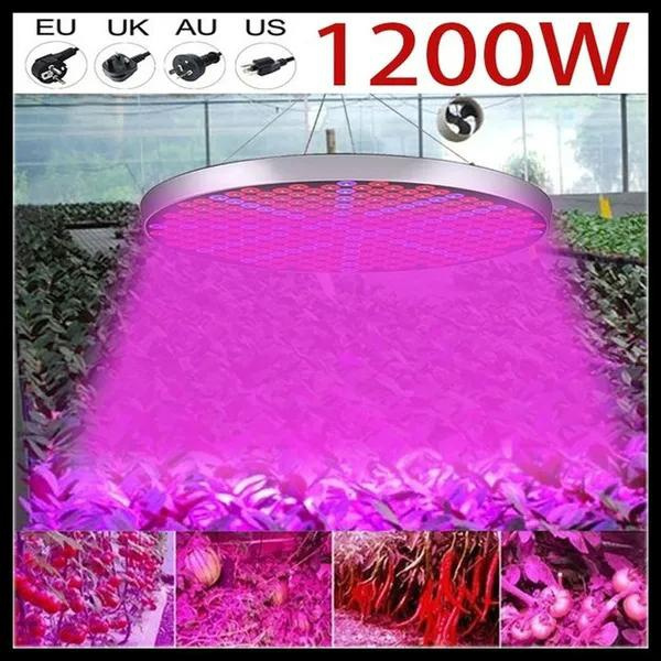 TOP SELL 1200W Full Spectrum Plant Grow Led Light Flower Greenhouse Veg ...