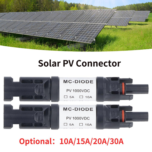 New Selling 10A 15A 20A 30A DC Diode Solar Plug Connector For PV System ...