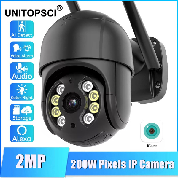 UNITOPSCI 2MP Wifi IP Surveillance Security Camera Outdoor 4X Digital ...