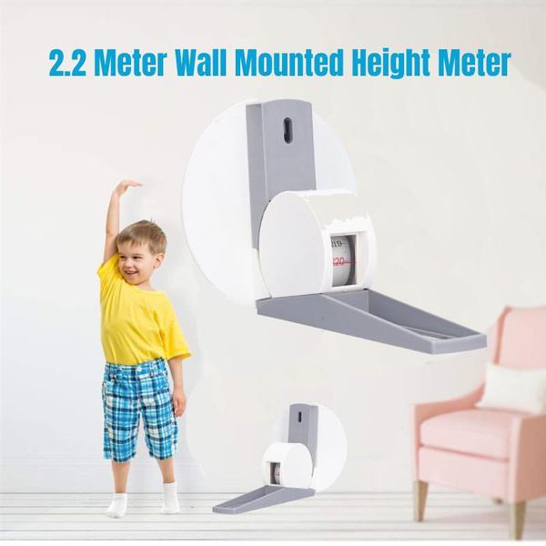 2.2meter / 7.2ft Stadiometer Wall Mounted Growth Stature Meter Measure ...