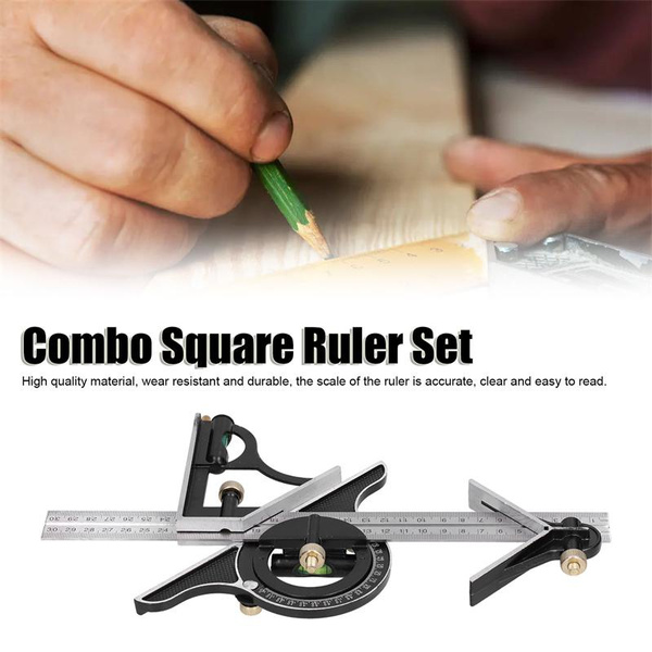 Adjustable Combinationsquare 300mm Multi-functional Right Angle Ruler ...