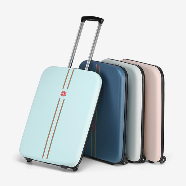 Folding Trolley Case 20 Inch/24 Inch Suitcase for Business Trip Travel ...