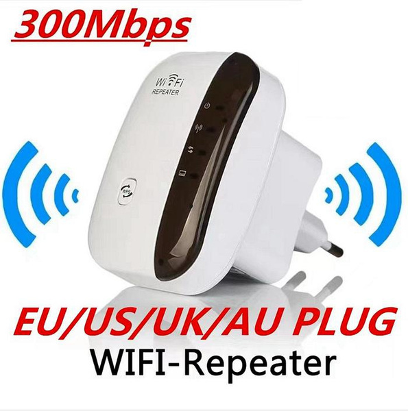 Transmission Rate 300Mbps WiFi Extender Signal Enhancer Up To 2640 Sq ...