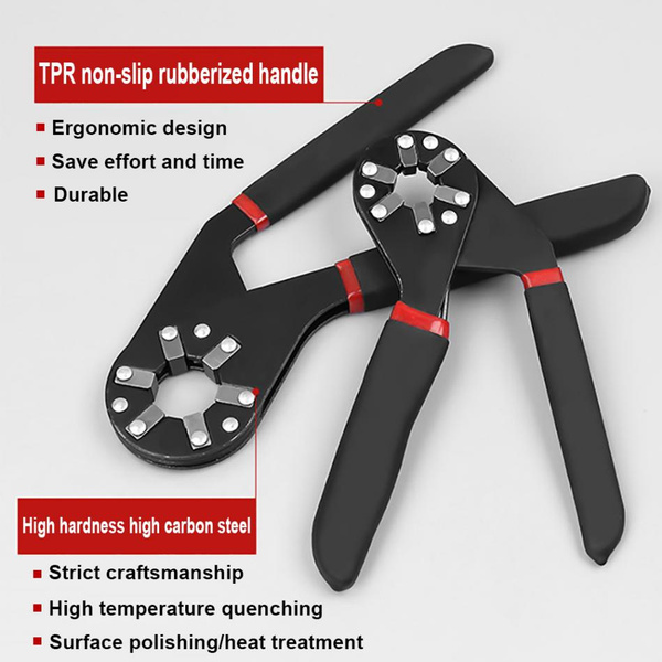 6/8 Inch Bionic Adjustable Wrench 14 Wrenches In 1 Grabs Bolt on All ...