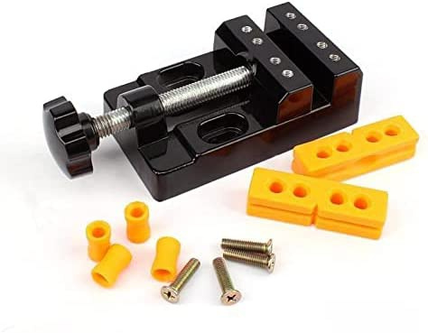 Bench Vise, 57mm Adjustable Mini Jaw Bench Clamp Drill Press Vice ...