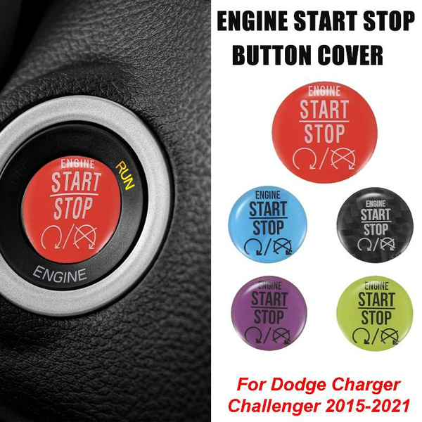Engine Start Stop Ignition Button Overlay Cover Decal Interior Trim ...