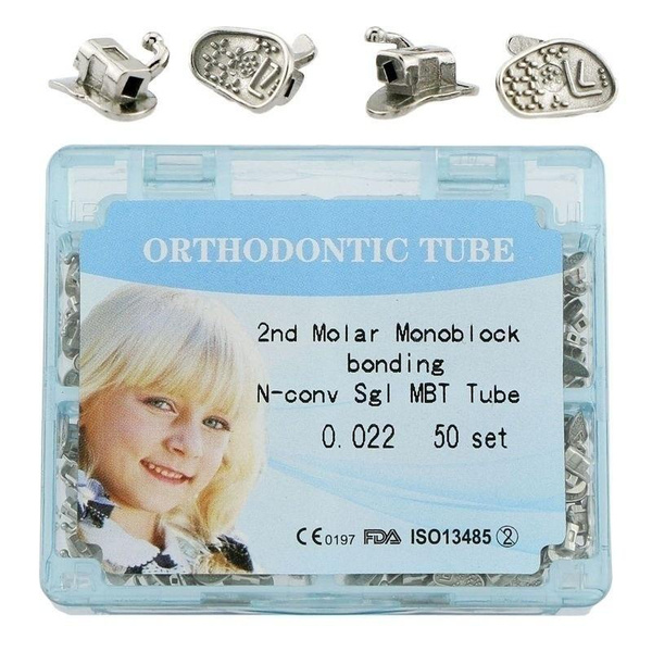 Dental Orthodontic Bondable Buccal Tube 2nd Molar Bonding Buccal Tubes ...