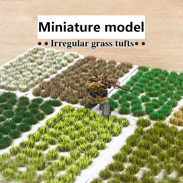 Simulatiom Irregular Mini Static Grass Model For Diorama Making ...