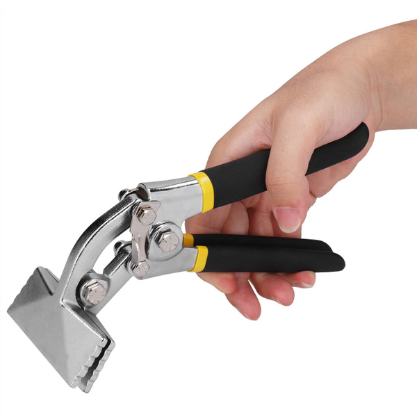 Seaming Pliers, Steel Flanging Pliers Flat Nose Crimping Forceps Curved ...