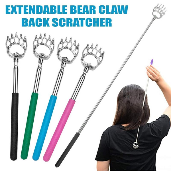 1/2/3/4Pcs Bear Claw Back Scratcher Extendable Stainless Steel Back ...