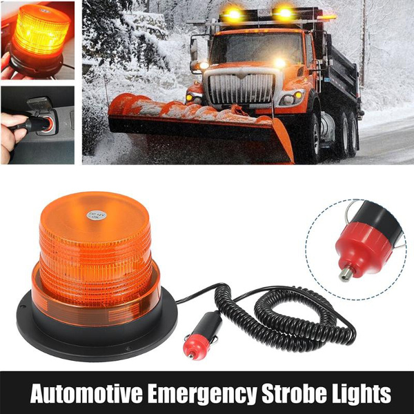 40LED Flashing Strobe Beacon Emergency LED Warning Light for Car Truck ...