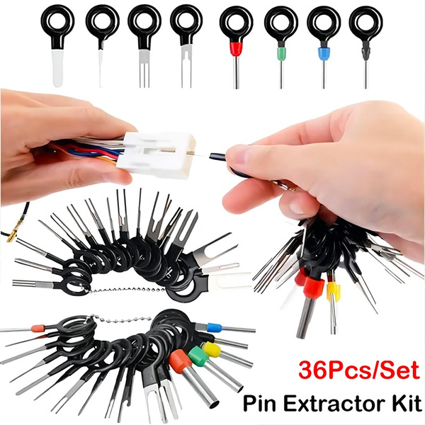 Portable 36pcs Set Car Terminal Extractor Electrical Wiring Crimp
