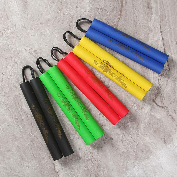 360 Rotation Children S Sponge Nunchakus Double Section Stick Sponge