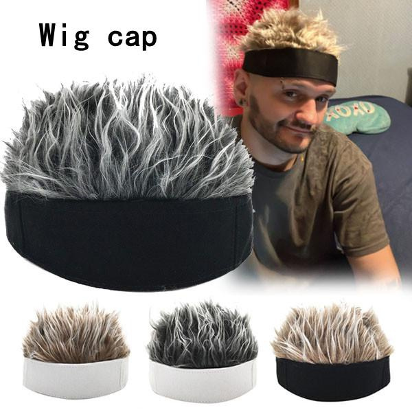 Men's Wig Cap Hip-hop Adjustable Hat Role-playing Hair Cap Props Set ...