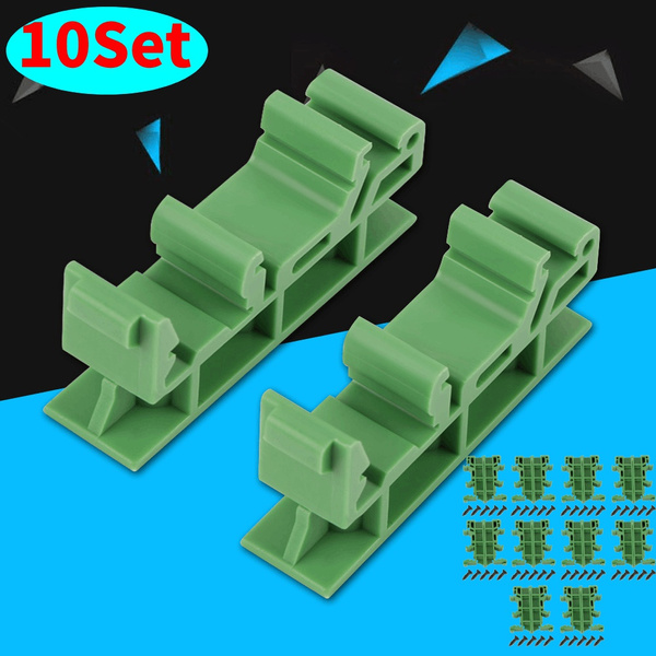 PCB Bracket,PCB DIN C45 Rail Adapter Circuit Board Mounting Bracket ...