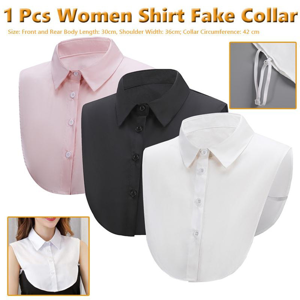 1 Pcs Women Fashion Fake Shirt Collar Sweater Blouse Decoration ...