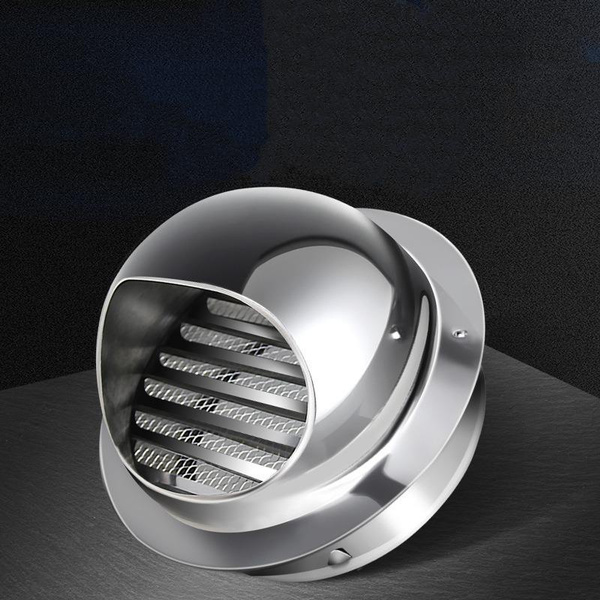 1PC 100/150/200mm Stainless Steel Wall Grille Air Vent Ducting Cover ...