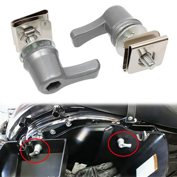 1/2pcs Motorcycle Metal Saddlebag Lever Lock Fasteners Bolts Screw Nuts ...