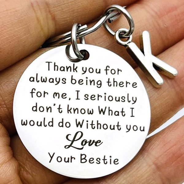 Christmas for Bestie Friendship Keychain Best Friend Gifts Sister Gifts ...