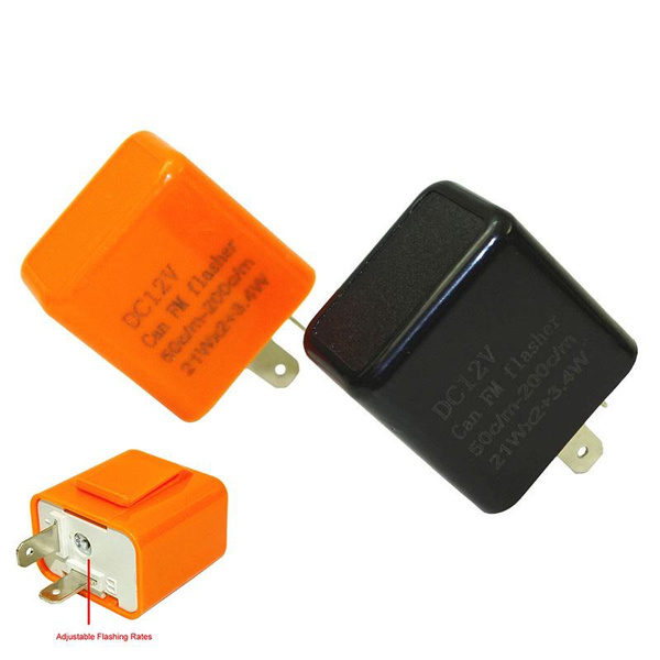 Universal Motorcycle Resistor 12V 2 Pin Adjustable LED Turn Signals ...