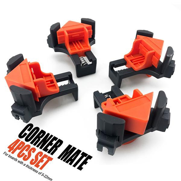 4PCS/Set 90 Degree Right Angle Clamp Adjustable Swing Corner Clamp,Clip ...