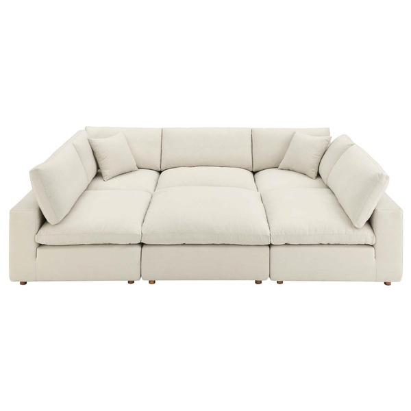 Commix Down Filled Overstuffed 6-Piece Sectional Sofa | Wish
