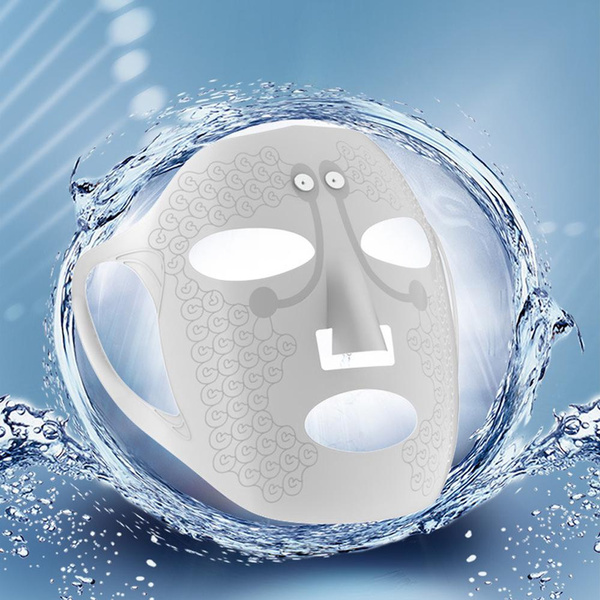 EMS Electric Face Mask Electric Massage Facial Skin Care Fixed Facial ...
