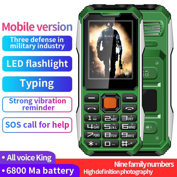 Large Button Loud Extra Long Standby Outdoor Three Proofing Mobile ...