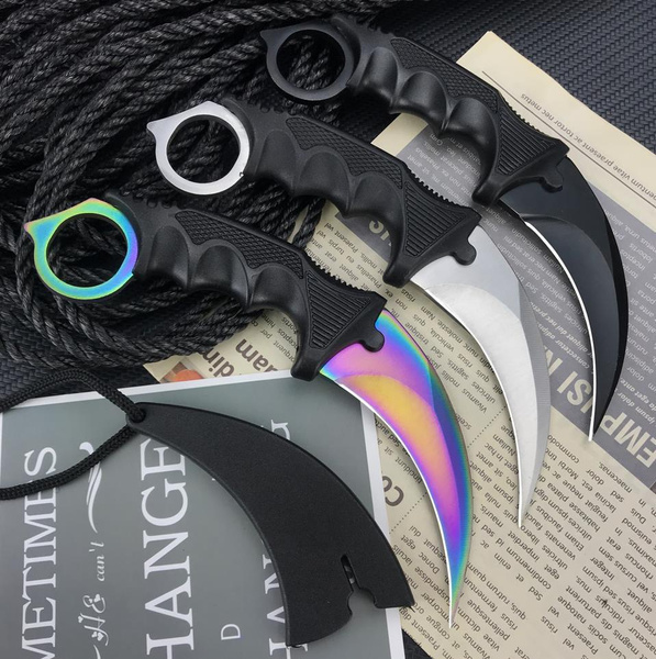 NEW KARAMBIT Hawk Claw Blade Tactical Outdoor Handle & Blade Pocket ...
