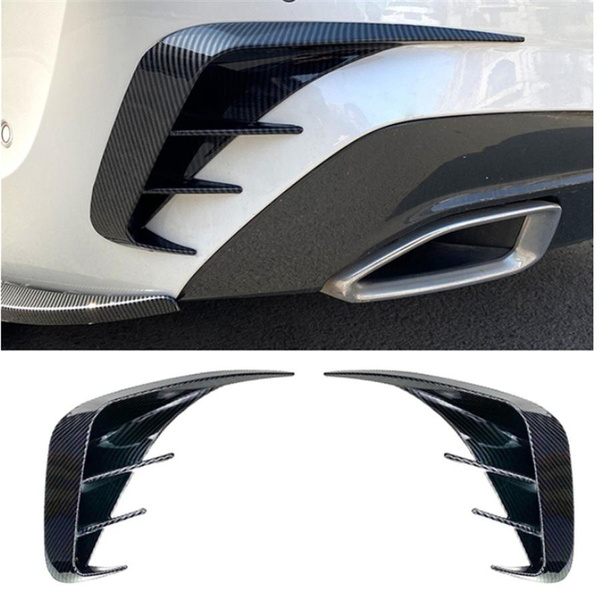 1 Pair Rear Bumper Splitter Carbon Fiber Look For BMW G20 G28 2019-2021 ...