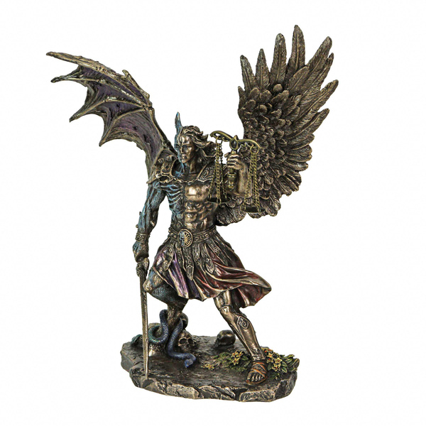 Judgment of the Nephilim Bronze Finish Fallen Angel Statue | Wish