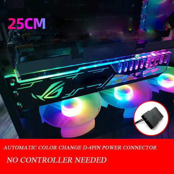 Multicolor RGB Graphics Card Holder GPU Support Bracket Pc Decoration ...