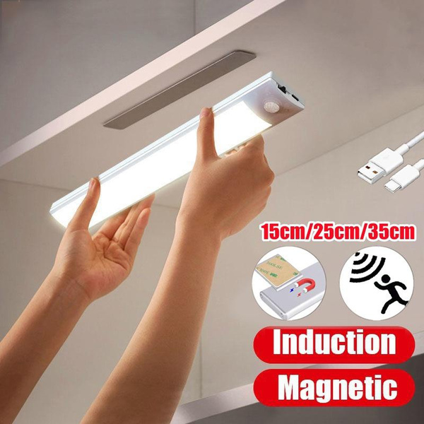 7/12/20 LED Wireless PIR Motion Sensor Cabinet Light Infrared Induction ...
