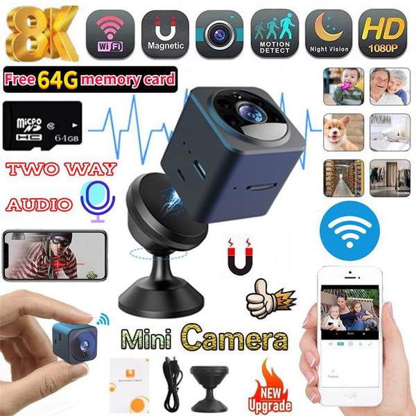 New AS02 Infrared Night Vision Mini Ip Camera Home Security Wireless ...