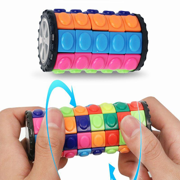 Magic Cube Stress Reliever Three-dimensional Toys Tower Rubix Cube ...