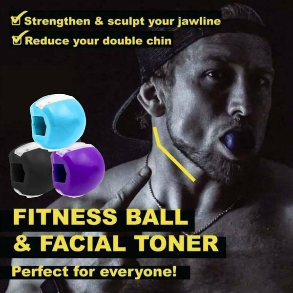 Jaw Muscle Training Ball Face Jaw Neck Trainer Face Muscle Fitness ...