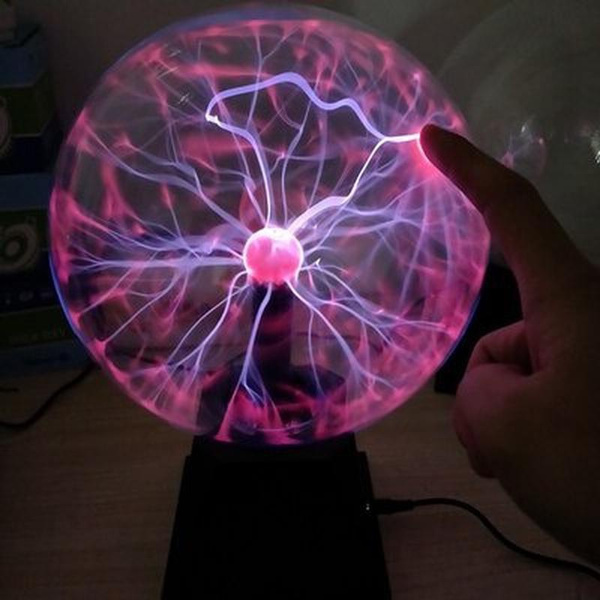 2022 USB Plasma Ball Electrostatic Sphere Light Magic Crystal Lamp Ball ...