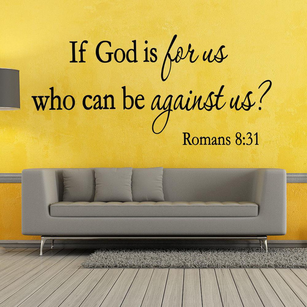 Bible Verse Wall Decals Christian Quote Vinyl Wall Art Stickers ...