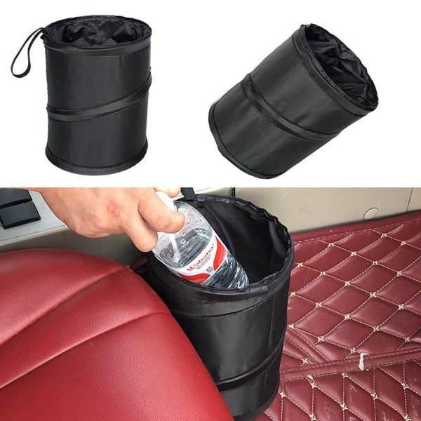 1pc New Car Trash Portable Vehicle Garbage Can Foldable Pop-up ...