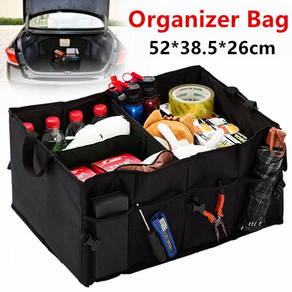Car Boot Organizer Auto Vehicle Trunk Storage Tool Folding Boxes Travel ...