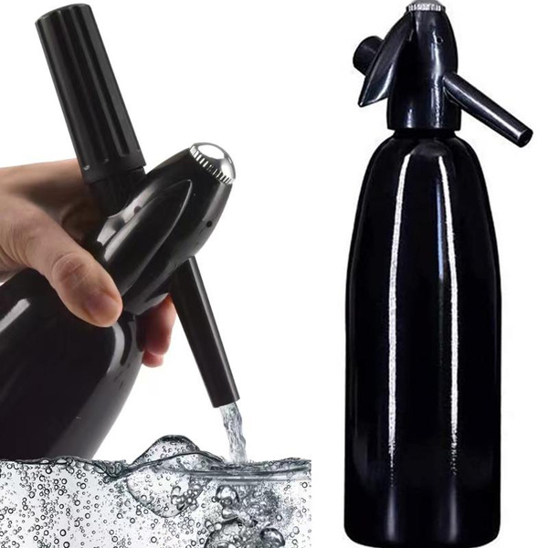 Manual 1L Soda Siphon CO2 Dispenser WATER Bubble Generator Cool Drink ...