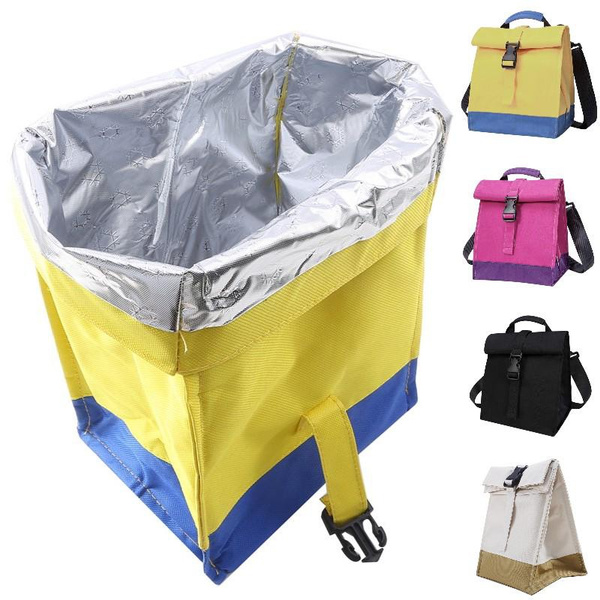 Men's and Women's Insulated Lunch Box Roll Top Lunch Bag with ...
