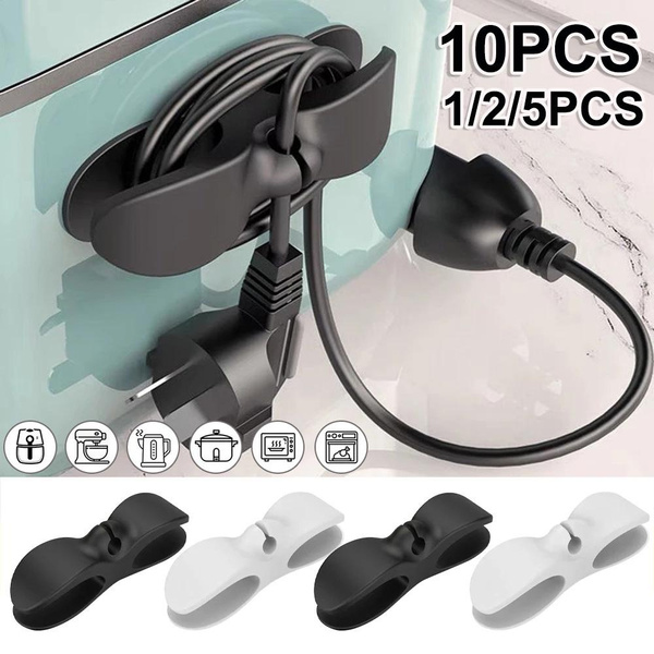 10521pcs Cord Winder Organizer For Kitchen Appliances Cord Wrapper Cable Management Clips