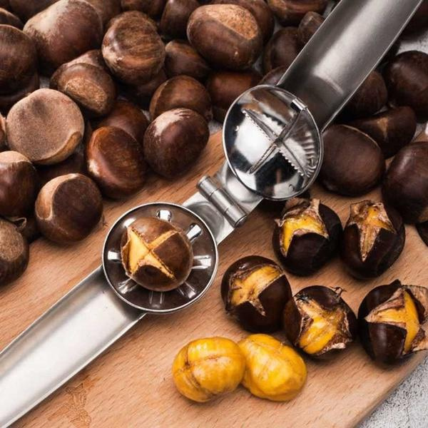 Chestnut Clip Nut Cracker Sheller Walnut Pliers Open Stainless Steel ...