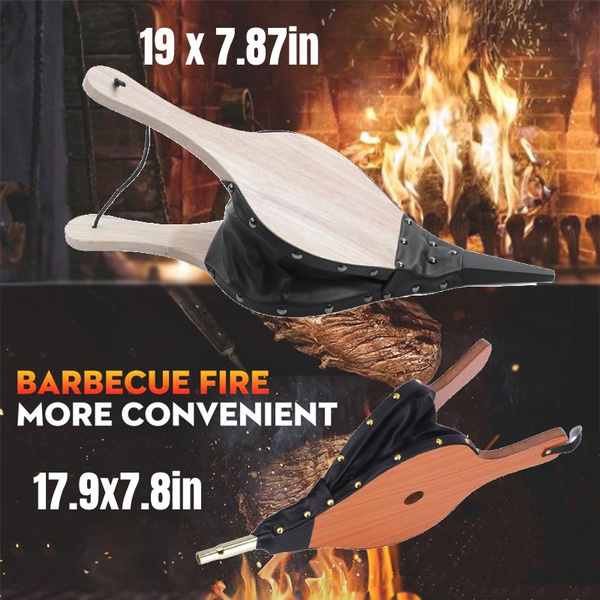 Fireplace Bellows, Manual Wood Airblower Fireside Blower For Outdoor ...