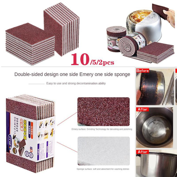 Cleaning Tools Dishwashing Sponge Magic Rubbing Emery Sponge Cleaning ...