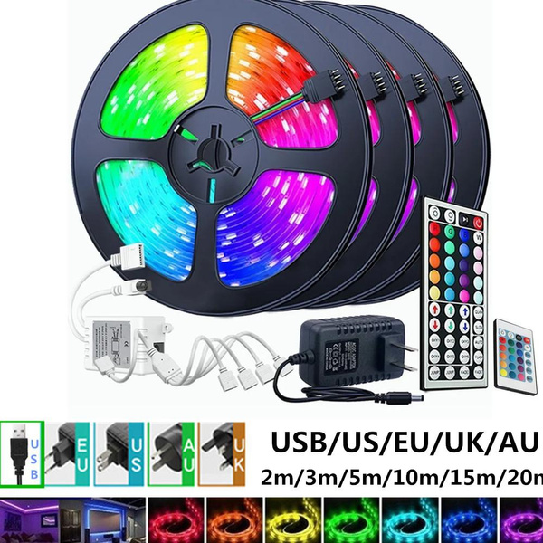 LED Strip Light, Ultra-Long RGB 2835/5050 LED Strips with Remote ...