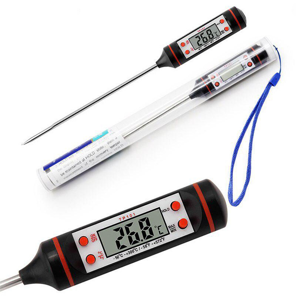 Professional Digital Kitchen Thermometer Barbecue Water Oil Cooking ...