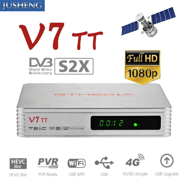 Original GTmedia V7 TT 1080P HD Satellite Receiver DVB-T/T2/Cable/J.83B ...