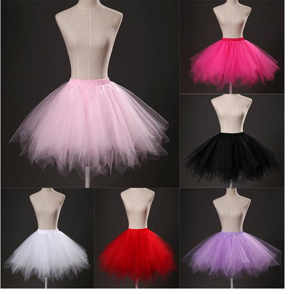 1Pc Fashion Women Adult Lady Tutu Tulle Skirt Fancy Skirt Dress Up ...